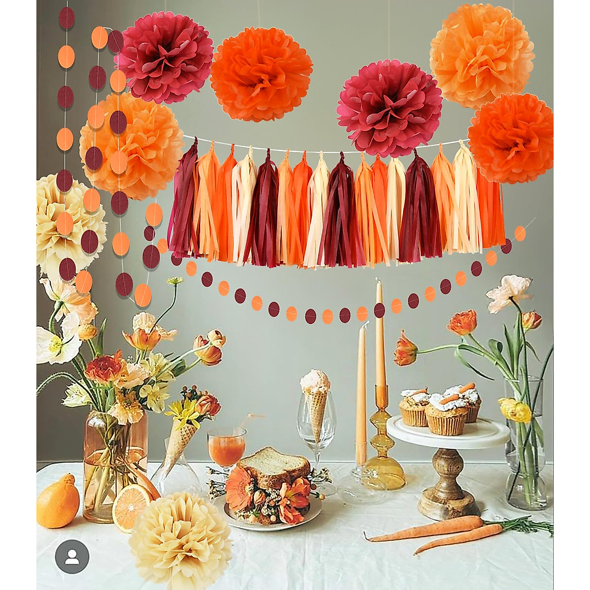 Fall Bridal Shower Decorations/Fall Wedding/Engagement Fall Bachelorette Party Decorations Burgundy Orange/Thanksgiving/Fall In Love Balloons Burgundy Orange Yellow Balloons Burgundy