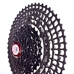 Unisex – Adult's MTB 12 Speed 11-52T Cassette Black Ultralight Bicycle Flywheel 12t Bike Freewheel Parts Mountain,1212Speed11-52T