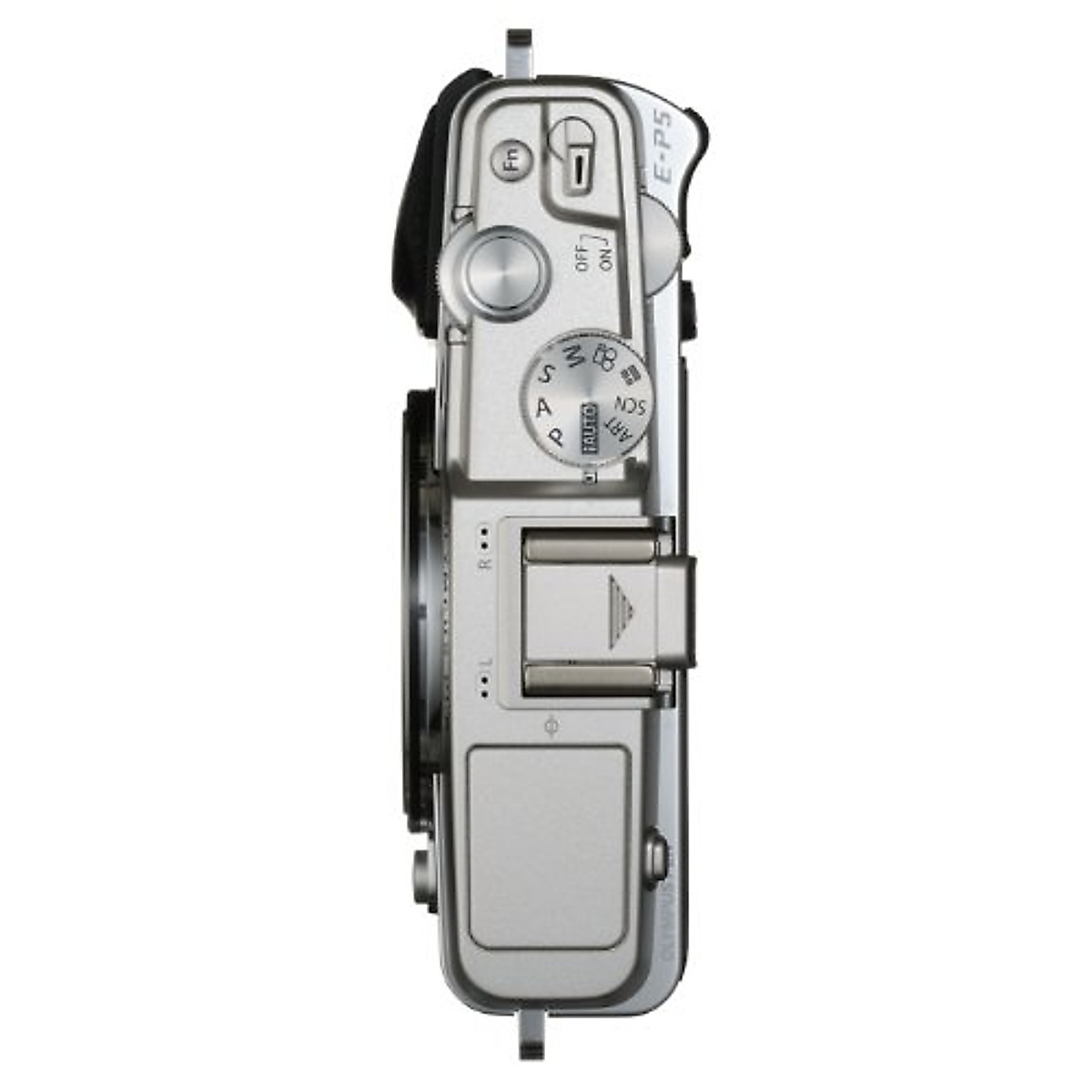 OLYMPUS Micro Four Thirds PEN E-P5 Silver E-P5 BODY SLV - International Version (No Warranty)