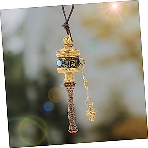 Hand Prayer Wheel Traditional Prayer Wheel Home Religious Ornament Unique Prayer Wheel Blessing Prayer Wheel Religious Decor Creative Prayer Wheel Prayer Wheel Decor