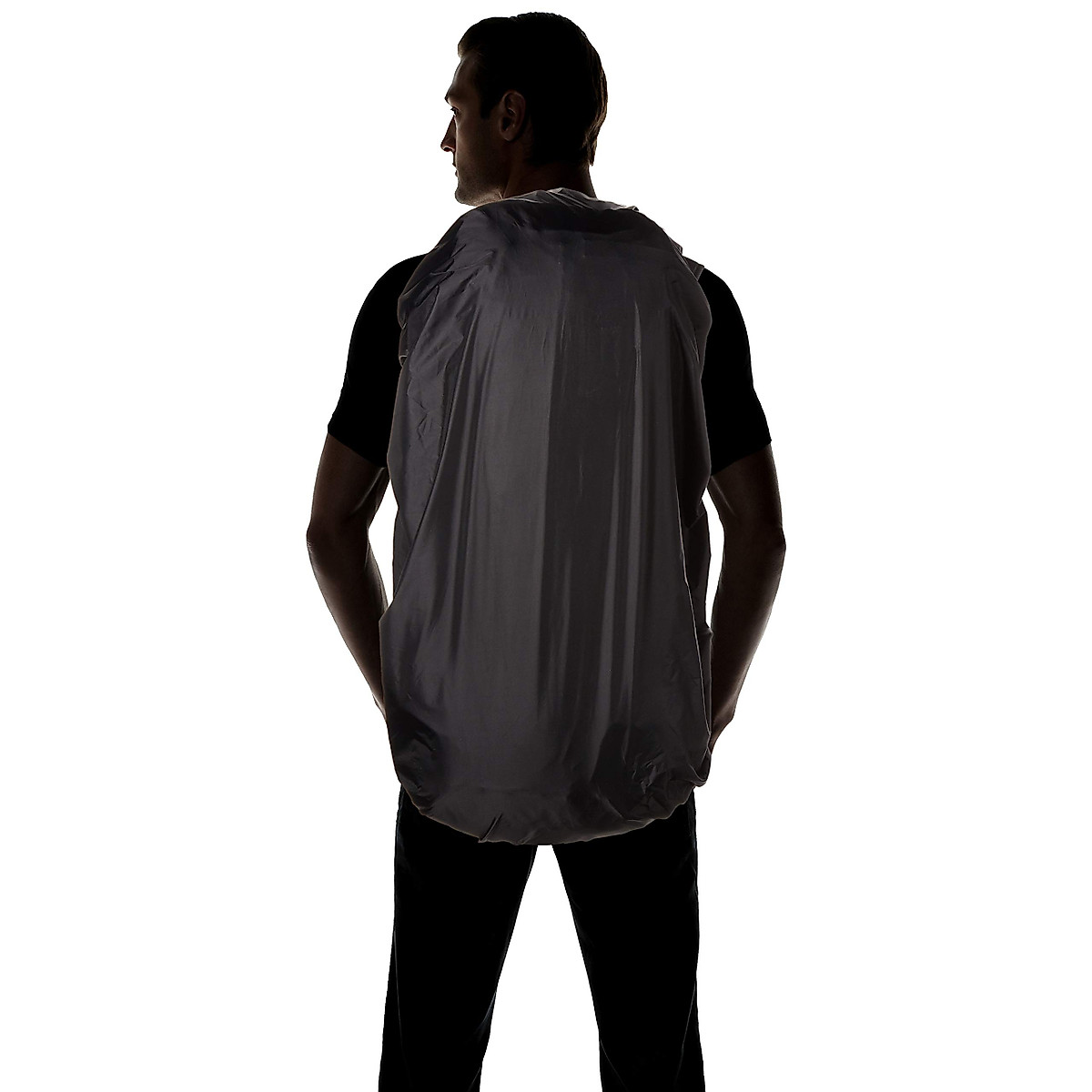 Grey Ghost Gear Daypack Backpacks, Black/Black Diamond with Red Stitiching (GTG5874-2-2D)