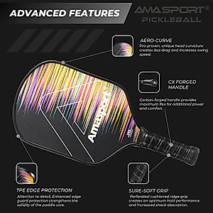 PICKLETECH AMA Sport Kronos Pickleball Paddle - USA Pickleball Approved