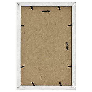 MCS Studio Gallery 11x17 Picture Frame White Woodgrain, Rectangle Photo Frame for Photos, Posters & Art Prints (2-Pack)