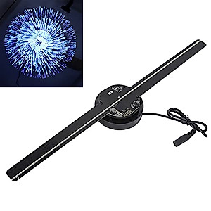 3D Hologram Fan Projector, WiFi Hologram Advertising Display Fan with 224 LED Beads, 3D Naked Eye Holographic Video Advertising Projector for Shop,Mall,Bar,Events,Party,Exhibition(#1)