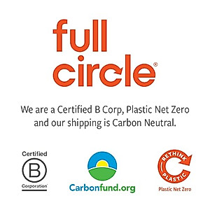 Full Circle Loads of Fun Recycled Mesh Laundry Zipper, Set of 4 – Reusable Garment Washing Machines – Large Clothes Small Delicates/Lingerie Bags, White 4 Count