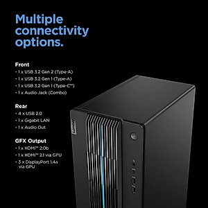 Lenovo 2023 IdeaCentre 5i Gaming Desktop PC, AMD Ryzen 7 5700G 8-Core(Up to 4.6GHz), GeForce RTX 3060, 64GB RAM 3200MHz, 2TB PCIe SSD + 2TB HDD, Keyboard & Mouse, Ethernet, WiFi 6, Bluetooth, Win11