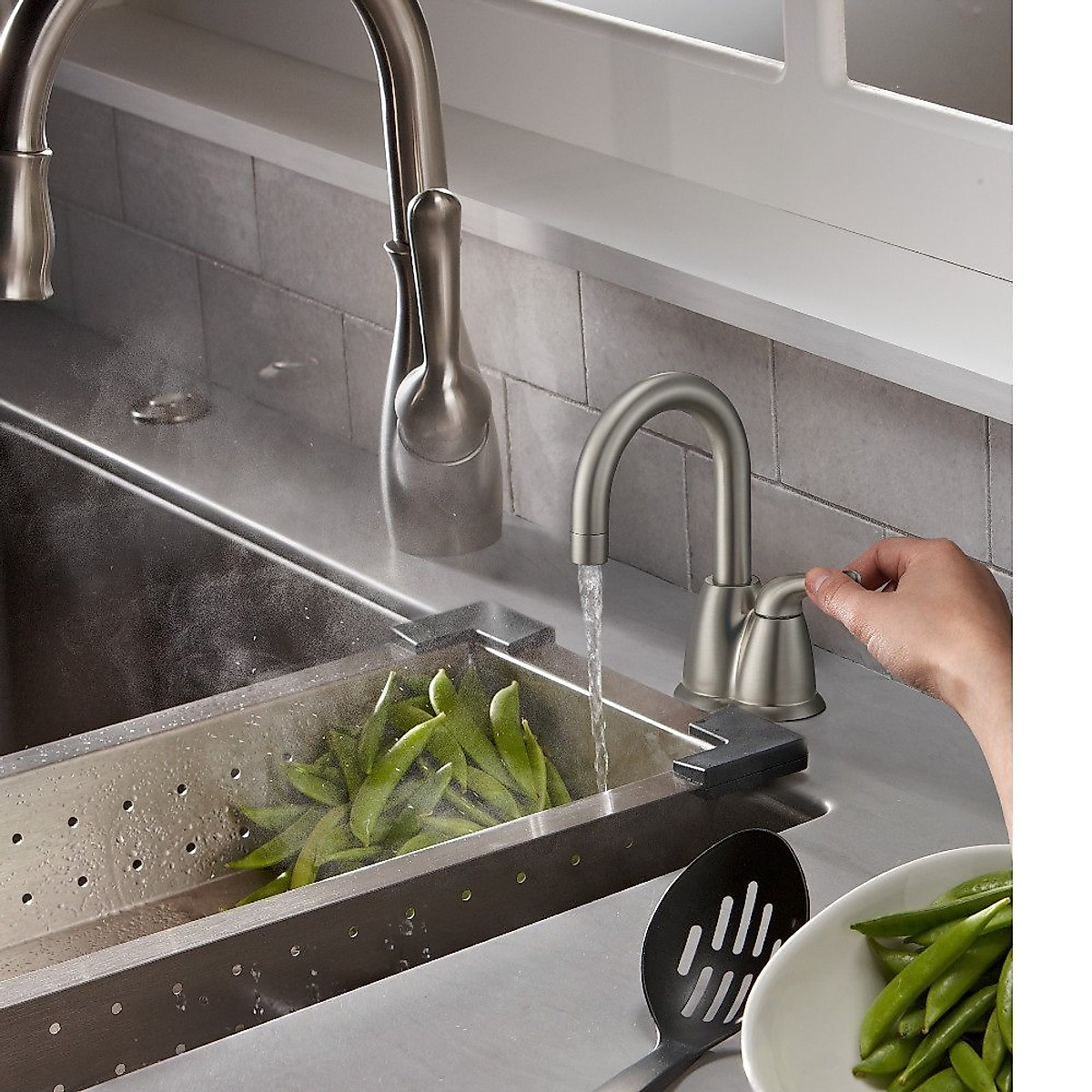 InSinkErator H-HOT150SN-SS Instant Hot Water Dispenser System with Stainless Steel Tank, Satin Nickel