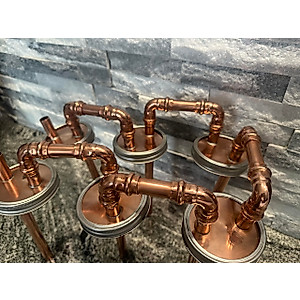 1/2”Tandem Mason Jar Thumpers Wide Mouth Jars 6 Way Distillation Moonshine #A27