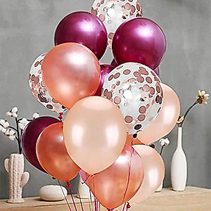 70th Birthday Decorations for Women Burgundy Rose Gold 70th Birthday Party Decorations Polka Dot Fans for Happy 70th Birthday Party Fall Burgundy Rose Gold 70 Birthday Decorations Autumn