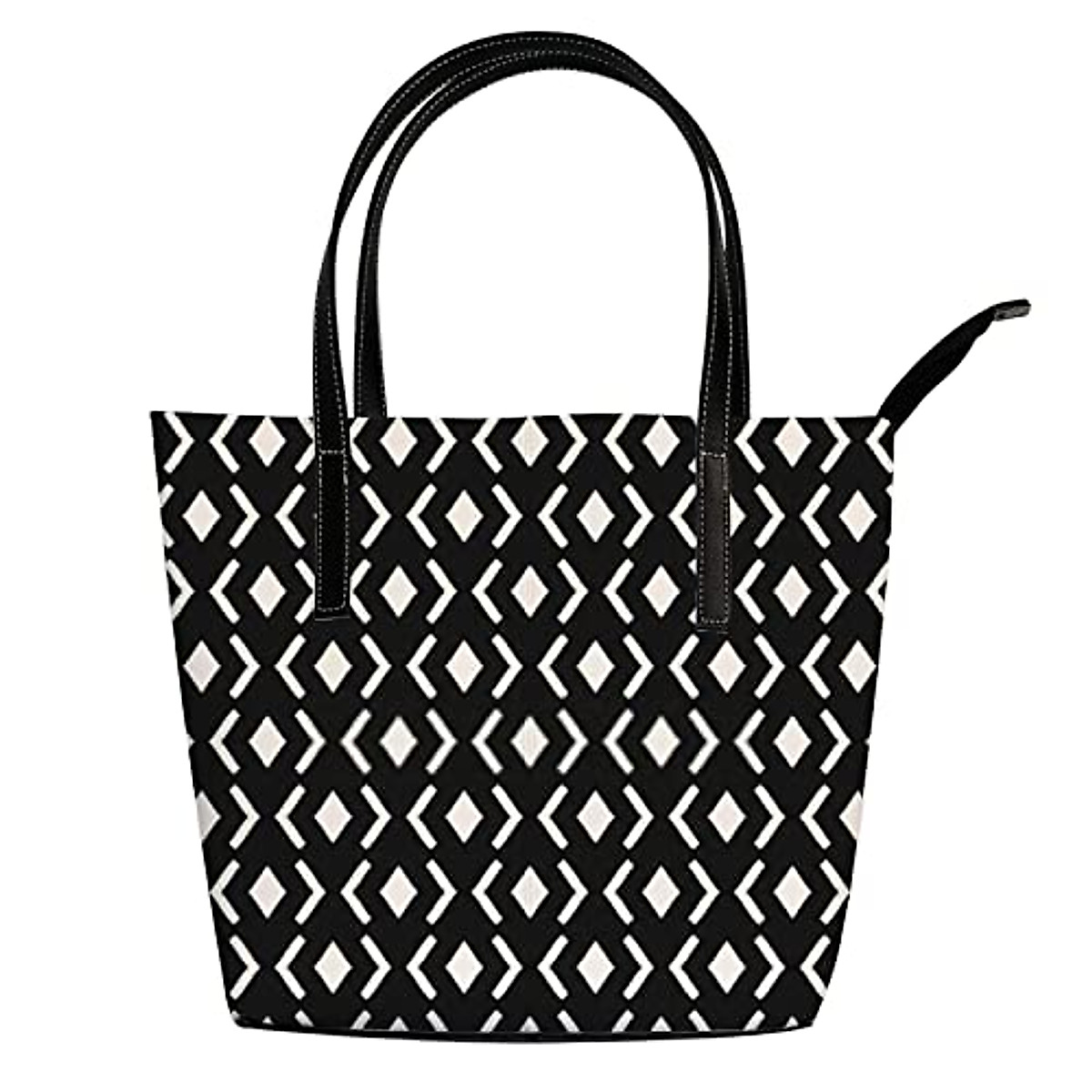 Fashion Tote Handbags Women's Soft Tote Shoulder Bag for Women Work Shopping Top Handle Satchel Bags, 15.8×4×15.4 inches,Dark Pattern
