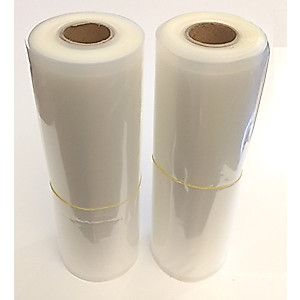 Hansi Naturals 2-Pack 8"x50' Rolls Commercial Grade Vacuum Bags BPA FREE! 3mil Vacuum Seal Rolls (2) Freezer storage vacuum bags