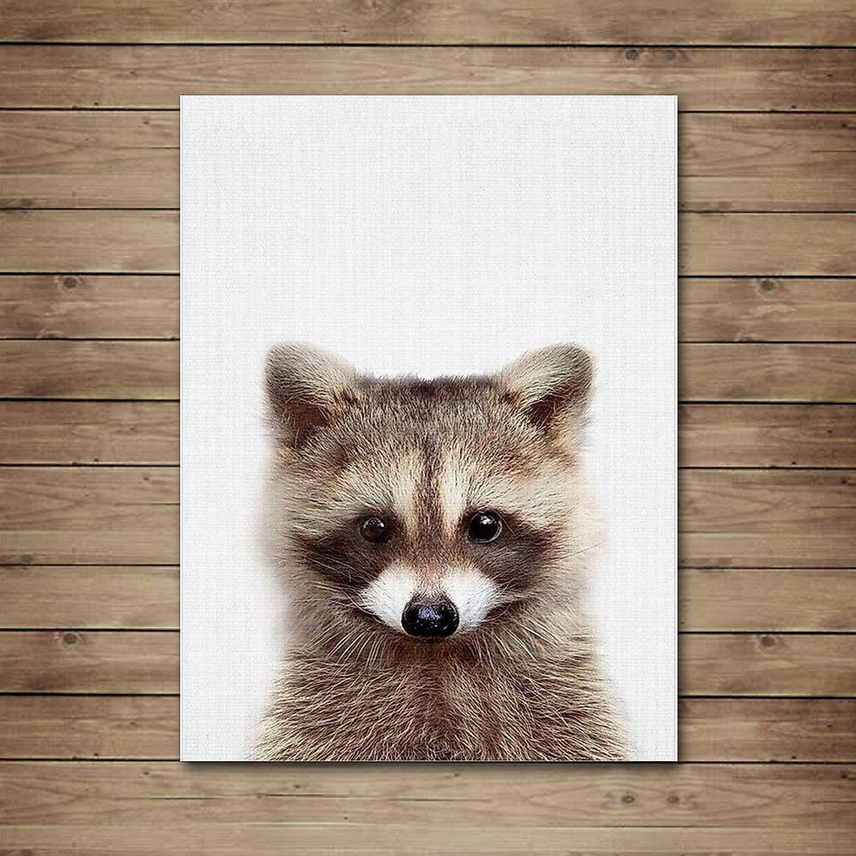 EPHANY Baby Animal Posters and Prints ART - Rabbite Deer Fox Canvas Painting Nursery Pig Wall Art, Piglet Print Wall Art Nordic Picture Kids Room Decoration YMX014 (8"x10"(20x25cm))