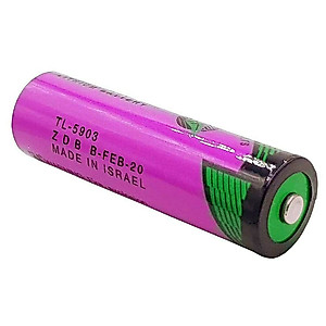 BAOBUTE 10PCS 2400mAh 3.6V SL-360PLC/TL-5903 AA Lithium Battery for Tadiran TL-5903 SL-360 S7-400 ER14500 TL-5903 / SL-360v 0