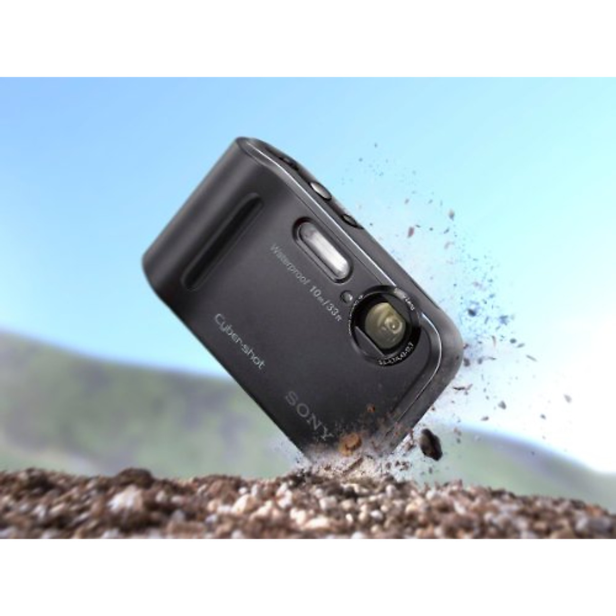 Sony DSC-TF1/B 16 MP Waterproof Digital Camera with 2.7-Inch LCD (Black) (OLD MODEL)