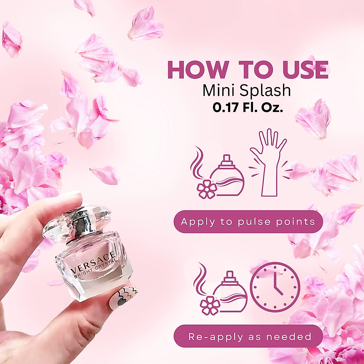 Versace Bright Crystal 3-Piece Miniature Set