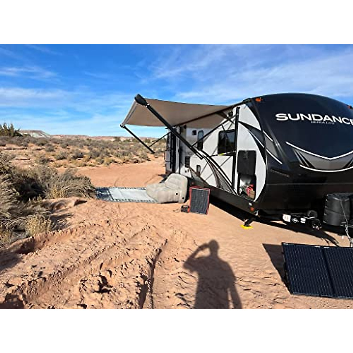 SolarEnz SAE Solar Connector and to DC8mm Adapter Cable Perfectly Compatible with Explorer 160 240 500 1000 and GZ Portable Backup Power Station Solar Generator Portable Solar Panel