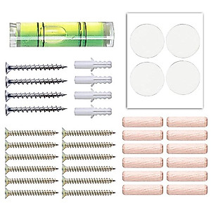 Yescom 3 Tiers Zig Zag Floating Wall Mount Corner Shelf Wooden Display Shelves Storage Organizer with Gradienter White