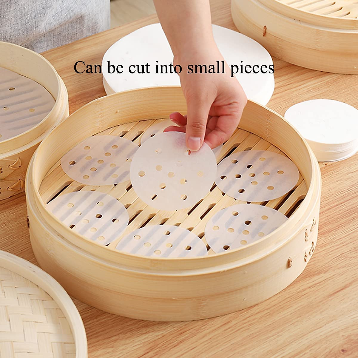 Multipurpose Silicone Liner for Steamer, Air Fryer, Pressure Cooker: Upgraded Reusable Air Fryer Liners, Silicone Baking Mat Steamer Liner, AirFryer Accessory Parchment Paper Replacement 6"-12"