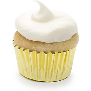 Fox Run Inc. Mini Gold Foil Cupcake Liners, 48-Count