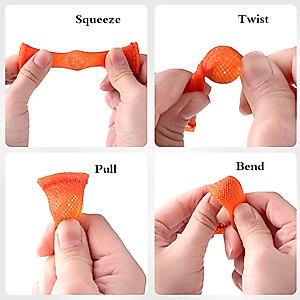 24Pcs Marble Mesh Fidget Toys Sensory Stress RelieveToy for Kids Adults ADHD ADD Autism, Improve Concentration and Increase Focus…