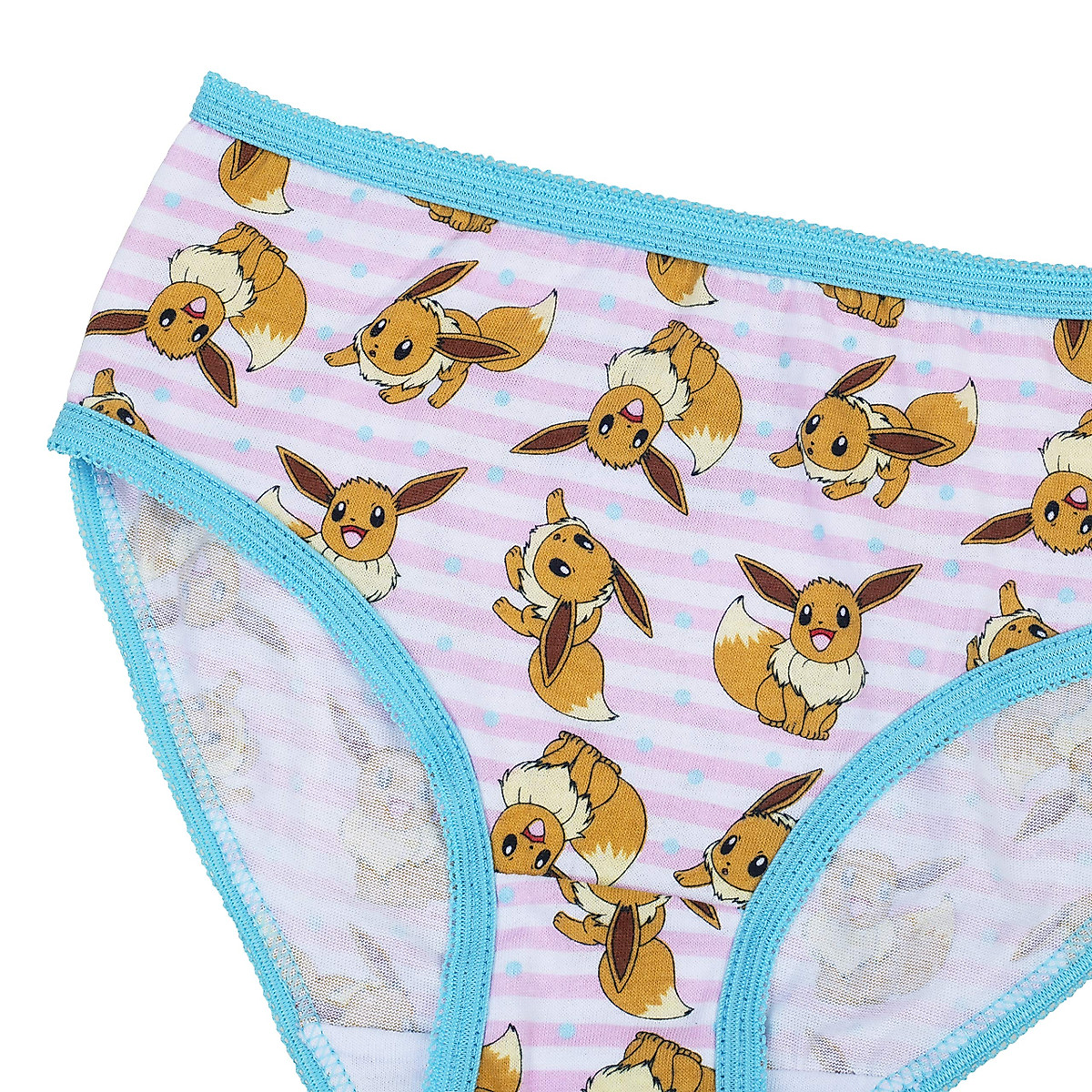100% Combed Cotton Underwear With Pikachu, Evee, Squirtle, Jigglypuff & more, available in Sizes 4, 6 & 8