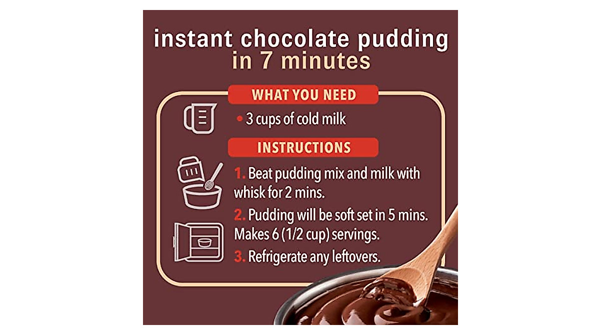 Jell-O Chocolate Instant Pudding Mix - Quick & Delicious