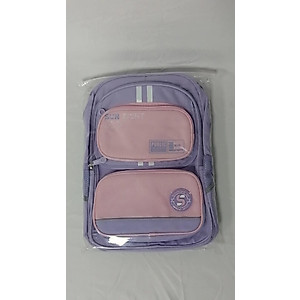 Tanou Kids Backpacks for Girls, 13'' Kindergarten School Backpack, Breathable Bookbags with Reflective Strip for Girl 3-7 Years, Purple Unicorn