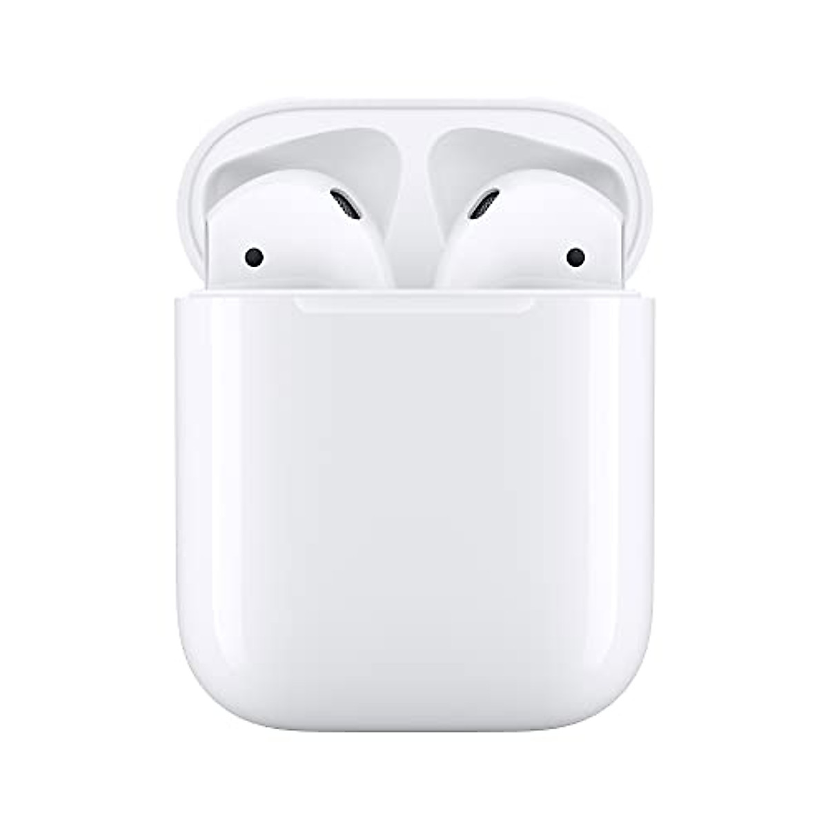 Apple AirPods (2nd Generation) Wireless Earbuds with Lightning Charging Case Included. Over 24 Hours of Battery Life, Effortless Setup. Bluetooth Headphones for iPhone