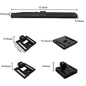 2PCS Barn Door Soft Close Mechanism Spring Buffer Damper Upgraded Hole-Free Version Sliding Barn Door Hardware for Door Weight 70-160 Pounds Adjustable Door Stoppers, Actuator Spacers Included