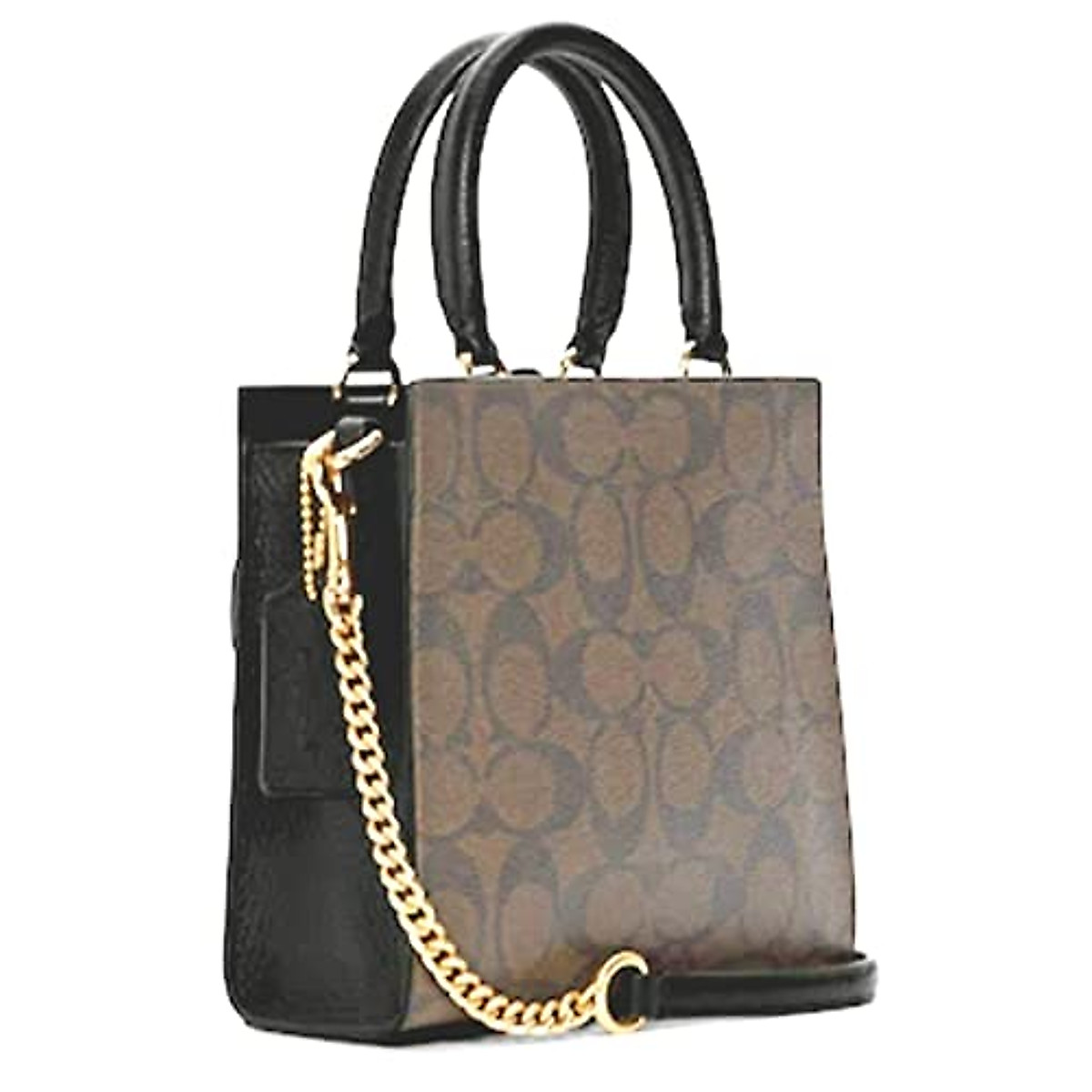 Coach Women's Mini Pepper Crossbody in Signature Canvas - IM/Brown/Black