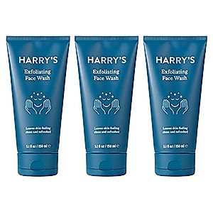 Harry's Face Wash - Face Cleanser for Men, 5.1 Fl Oz (Pack of 3) Package may vary