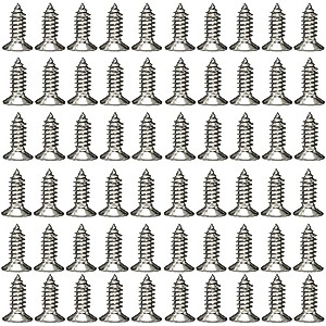 #8 x 5/8" Wood Screws 304 Stainless Steel Phillips Flat Head Screws Self Tapping Screws 100 Qty.