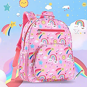 Ouryec Backpack for Girls Kids,Toddler Preschool Bookbag School Backpack for Kindergarten Elementary,Ideal Girls Classic School Backpack(15" tall)