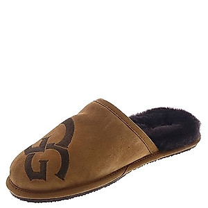 UGG Men's Scuff Logo Ii Slipper, Chestnut / Espresso, 11