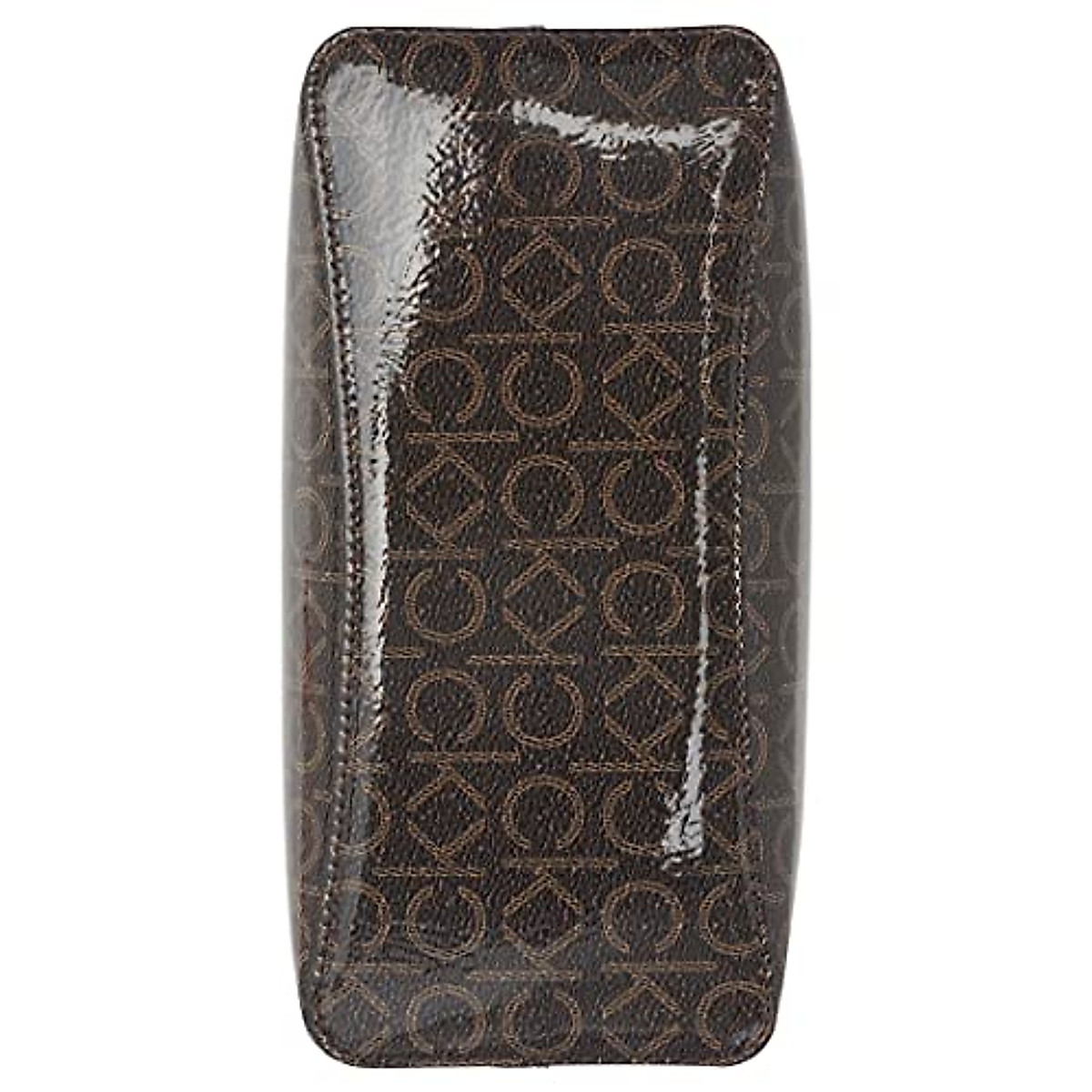 Calvin Klein Clara Mini Satchel Crossbody, Brown/Khaki/Black Logo