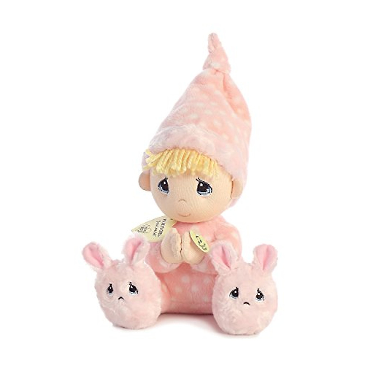 Aurora World Precious Moments Prayer Girl with Sound Spanish Plush,, 9.5 inches