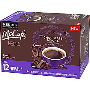 McCafe Mocha Coffee Pods, Chocolate, 4.12 oz Box