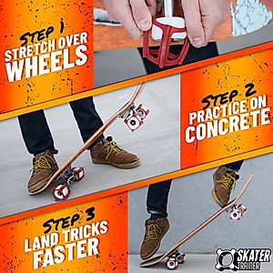 Skater Trainers get Skateboard Tricks - Coolest Stocking Stuffers for Teens Boys Gift Ideas Ages 14 and up 12-14-16 11 10 2024 Gamer Cool Wheels Tech Deck Tool Ramp Boy Teenage (4 Blk)