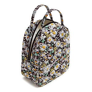 Vera Bradley Iconic Lunch Bunch, Signature Cotton, Daisies White