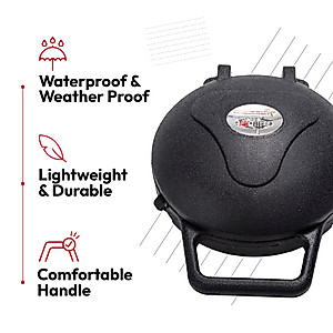 Grillbot Carry Case for Grillbot Automatic Grill Cleaning Robot – Weatherproof, Portable Protective Case with Handle & Locking Tabs