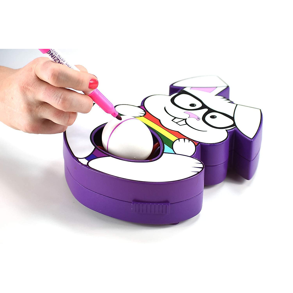 The Eggmazing Egg Decorator Easter Egg Mini Decorator Kit & The EggMazing Bunny Egg Decorating Spinner - Arts and Crafts Set