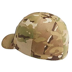 VIKTOS Men's Tiltup Tactical Hat - Adjustable Casual Pre-Curved Mid-Profile Baseball Cap with 3D Embroidered Logo, Multicam, Small-Medium