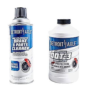 Detroit Axle - Rear Brake Kit for 05-09 Ford Five Hundred Freestyle Taurus X Mercury Montego Sable Disc Brake Rotors 2005 2006 2007 2008 2009 Ceramic Brakes Pads Replacement