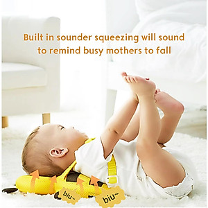 Baby Head Protector Backpack: Bee Soft Landing & Safety Toddler Fall Protection for Baby Crawling & Walking &Falling-Back Cushion for Infant