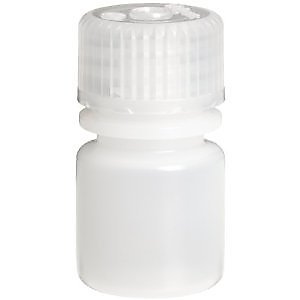 Boston Round Bottles, High-Density Polyethylene, Narrow Mouth 8 mL (1/4 oz.) (Pack of 12)