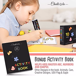 Chalkola Ultimate Bundle: 10 Dot Markers for kIds + 40 Acrylic Paint Markers (3mm)