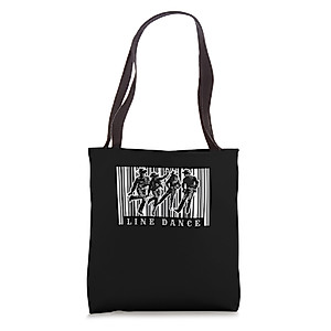Line Dancing Country Dancer Old Country Western - Line Dance Tote Bag