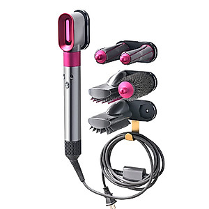 Luvitory Wall Mount Holder for Dyson Airwrap Styler Hair Curling Iron Barrels and Brushes, Metal Organizer Storage Rack, Curling Iron and Accessories Organizer Rack, Suitable for Home Bedroom Bathroom