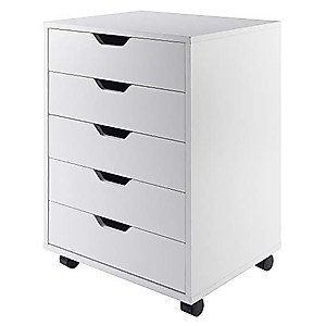 Winsome Halifax Storage/Organization, 5 Drawer, White & Halifax Storage/Organization, 7 Drawer, White