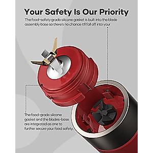 Cocinare GoPower Elite Blender (Red) & Blender Cup (Red)